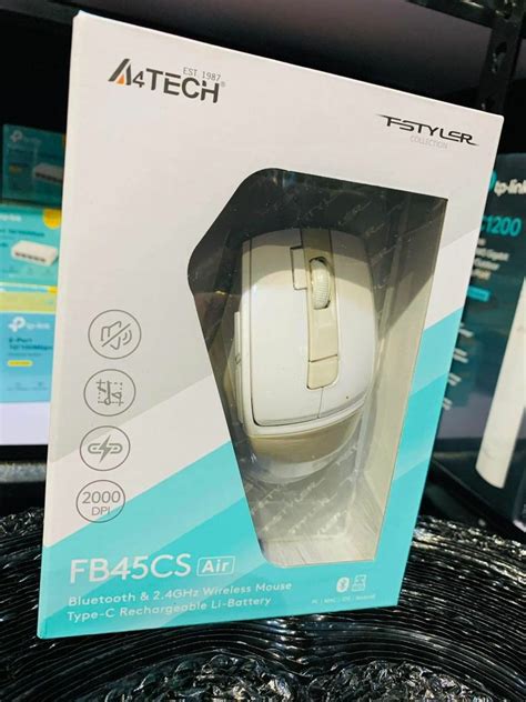 A4Tech FB45CS Air Fstyler Bluetooth 2 4Ghz Wireless Mouse