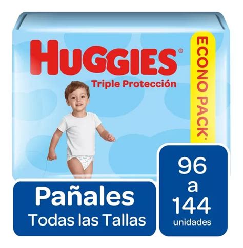 Pañales Huggies Triple Protección G 128 Un Mercadolibre