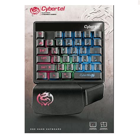 Cybertel Teclado Gamer Elektron Una Mano Elektron Cbx K221 Rainbow