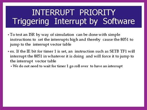 Interrupts Programming The 8051 Microcontroller And Embedded Systems