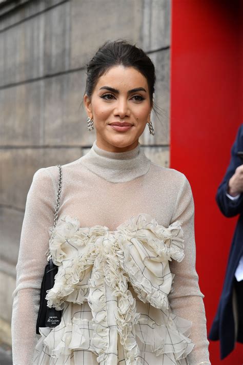 Camila Coelho Arrives At Giambattista Valli Show At Paris Fashion Week