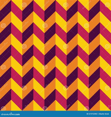 Vector Modern Seamless Colorful Geometry Chevron Lines Pattern Color Abstract Stock Vector