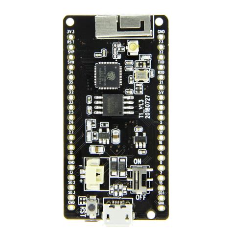 릴리고®ttgo t1 esp 32 v1 3 rev1 wifi 모듈 및 블루투스 및 sd 카드 보드 4mb 플래시 module