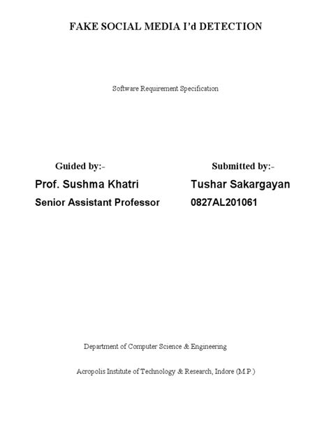 Ieee Srs Template Pdf Databases Android Operating System