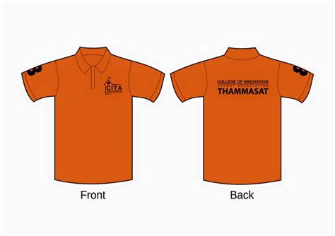 โลโก้ และ รูปแบบเสื้อ สมาคมศิษย์เก่า วิทยาลัยนวัตกรรม มธ