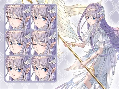 18禁同人作品安売り情報 幻想風の少女の立ち絵·iv 猫滚滚工作室 Rj01305363