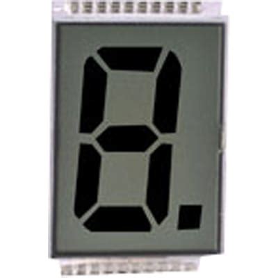 Lumex LCD S101D14TR Displays LCD Character Single Digit Monochrome TN Reflective InfoVue