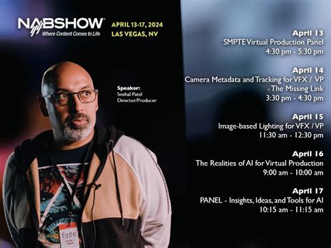Check Out Filmmaker Snehal Patel At One Of 5 Nab Sessions If You Are