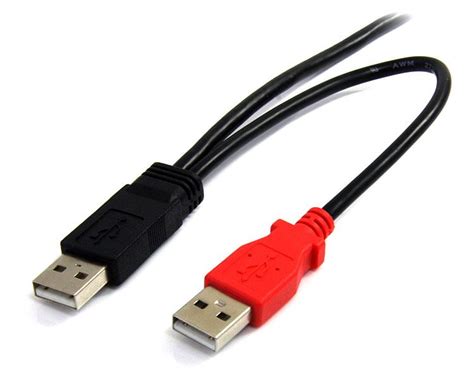Usb A To Mini B Y Cable Ft X Usb A Male X Usb Mini B Male Startech Com
