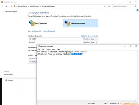 【windows】script To Add Windows Credentials Ttian Tech