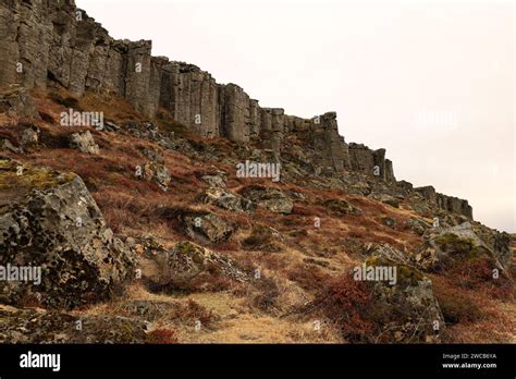 Gerðuberg Is A Cliff Of Dolerite A Coarse Grained Basalt Rock Located