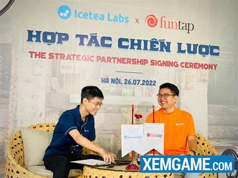 Toàn cảnh lễ ký kết hợp tác giữa Funtap và IceTea Labs trong lĩnh vực