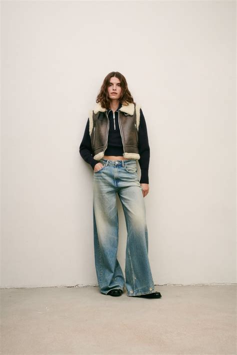 자라 리버시블 크롭 조끼 Double Faced Cropped Gilet 270325035 위시버킷