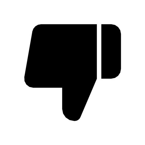Thumbs Down Fill Vector Svg Icon Svg Repo