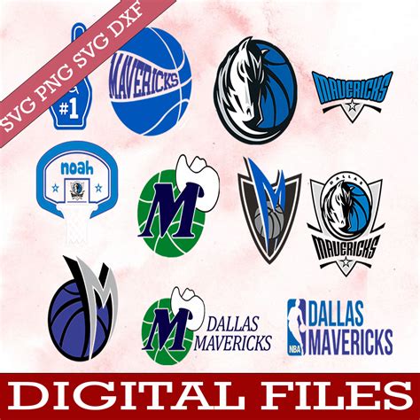 Bundle 11 Files Dallas Mavericks Basketball Team Svg Dallas Inspire