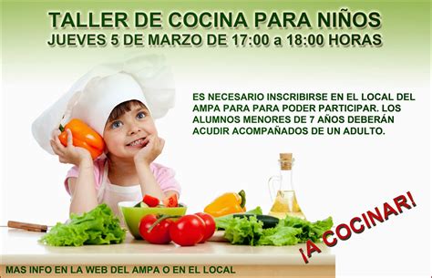 El Cole de Jorge Manrique TALLER DE COCINA PARA NIÑOS