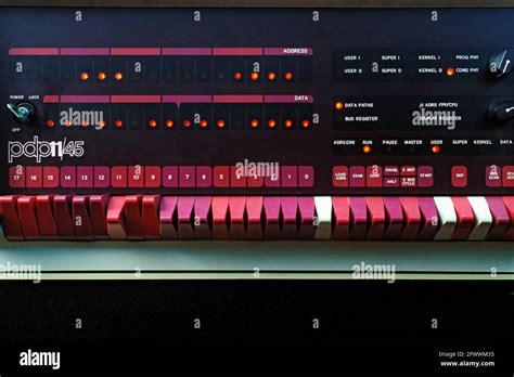 PDP 11 Minicomputer Ca 1970s Stock Photo Alamy