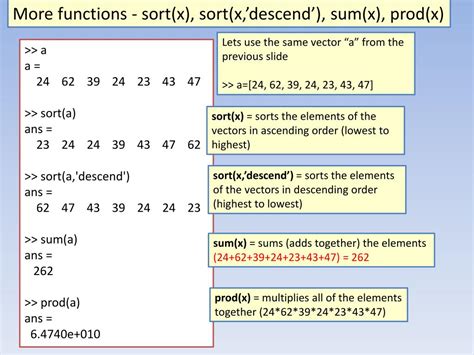 Ppt Built In Matlab Functions Powerpoint Presentation Free Download