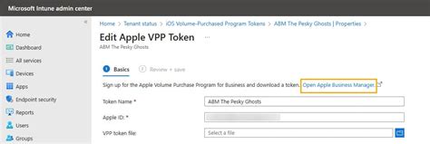 renewing the apple vpp token
