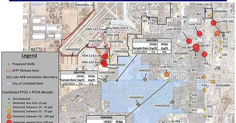 Luke Afb Pfas Contamination Of Nearby Wells Album On Imgur