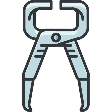 Pliers Roundicons Premium Lineal Color Icon