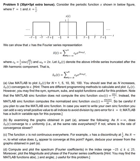 Solved Problem Pt Pt Extra Bonus Consider The Chegg