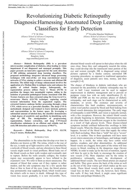 Pdf Revolutionizing Diabetic Retinopathy Diagnosisharnessing