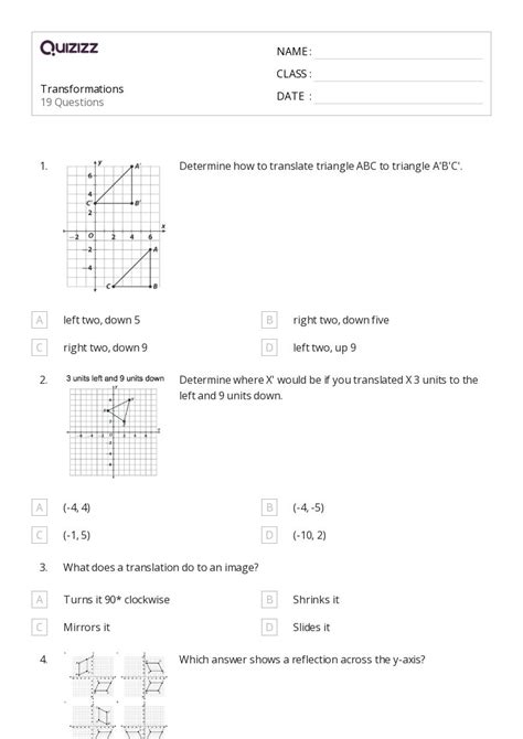 Free Math Transformations Worksheet 8th Grade Download Free Math Transformations Worksheet 8th