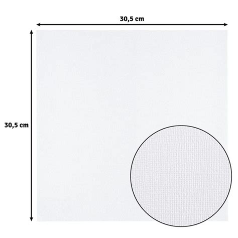 Vaessen Creative Florence Cardstock Textuur 305x305cm Pearl White