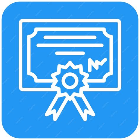 Premium Vector Diploma Vector Icon Design Illustration
