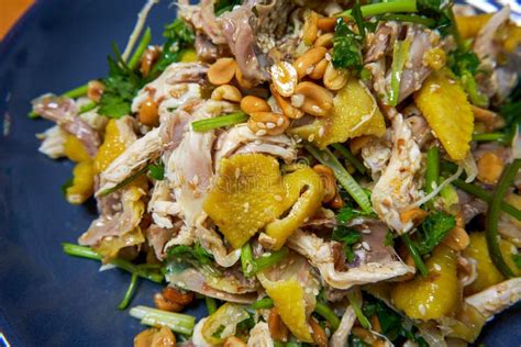 Delicious And Tempting Chinese Shredded Chicken Stock Image Image Of