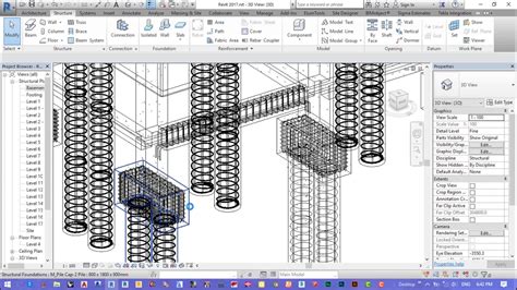 Revit Structure 2017 Tutorial Part 7 Youtube