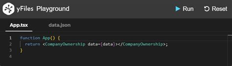 YFiles React Company Ownership Chart Component