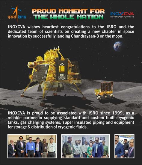 Inox India Limited On Linkedin Moon Indiaonthemoon Isro