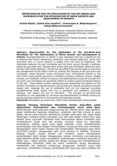 Pdf Opportunities For The Application Of The Gut Brain Axis