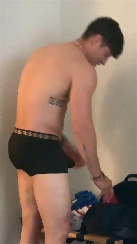 Boner In Boxerbriefs In Front Of His Friend