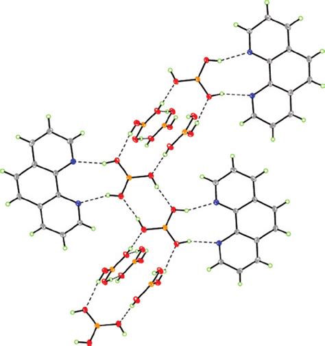 Ortep Plot Of The Principal Structure Components Of Complex 1