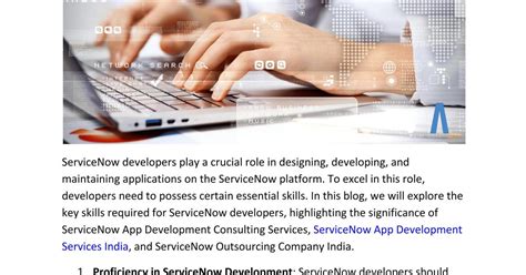 Essential Skills For Servicenow Developers By Prometheas Tech Issuu