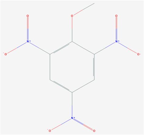 Trinitroanisol (Strukturformel) - DocCheck