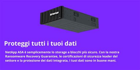 Netapp Asa C Series Storage Ottimizzato E Sostenibile Gendata