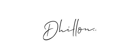 84 Dhillon Name Signature Style Ideas Unique Digital Signature