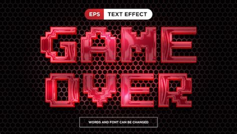 텍스트 효과 편집 가능한 만화 모험 제목 텍스트 스타일을 통한 게임 프리미엄 벡터