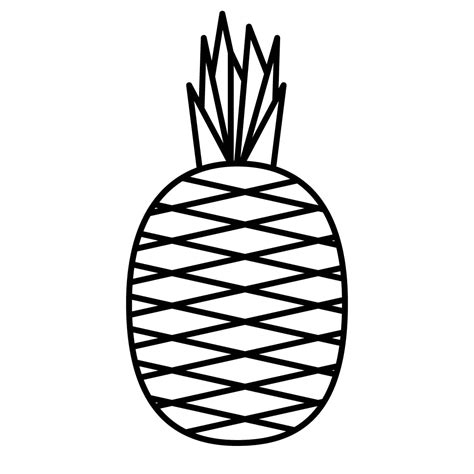 Dibujo De Piña Para Colorear E Imprimir Dibujos Y Colores