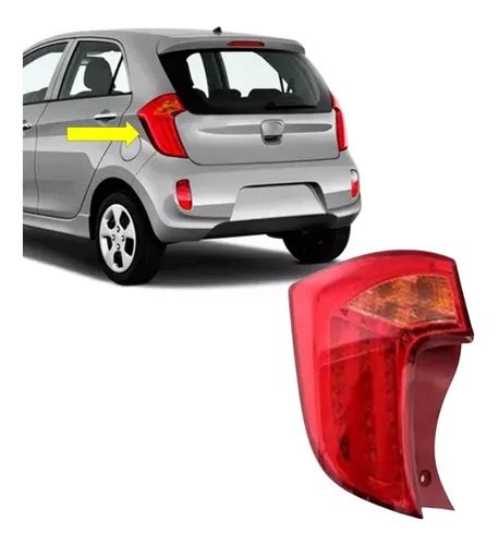 Lanterna Traseira Kia Picanto A Led Esquerda Frete Gr Tis