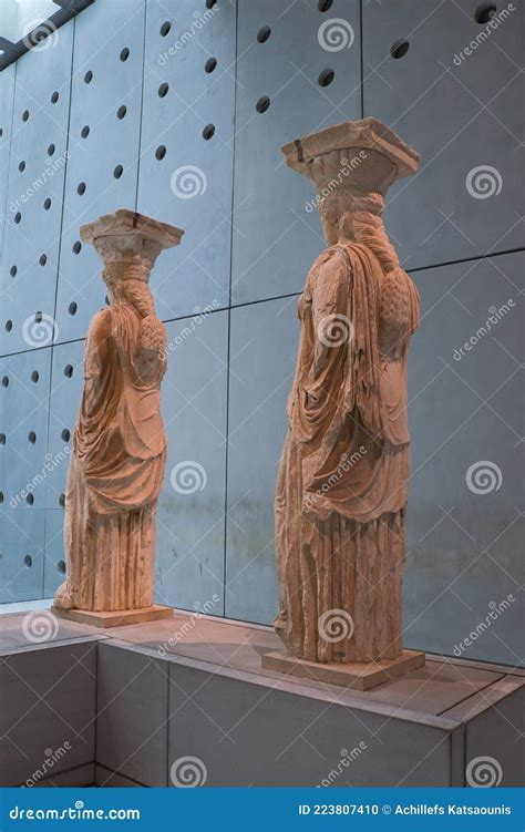 Caryatids Beautiful Girls Of Ancient Athens Acropolis Museum Athens