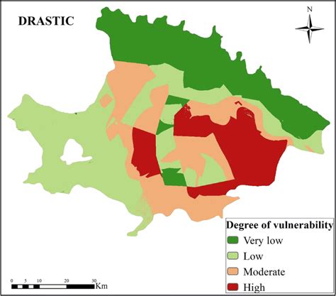 groundwater vulnerability map using generic drastic framework
