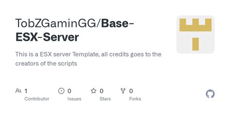 github tobzgamingg base esx server this is a esx server template
