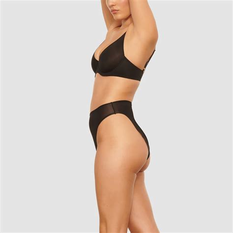 Jelly Sheer Underwire Bra Onyx Skims