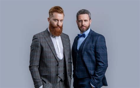 Premium Photo Successful Two Men In Tux Studio Shot Of Men Wearing Tux Elegant Men In Formal