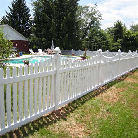 Competitive Price PVC Picket Fencing Vinyl House Fencing Plastic Yard